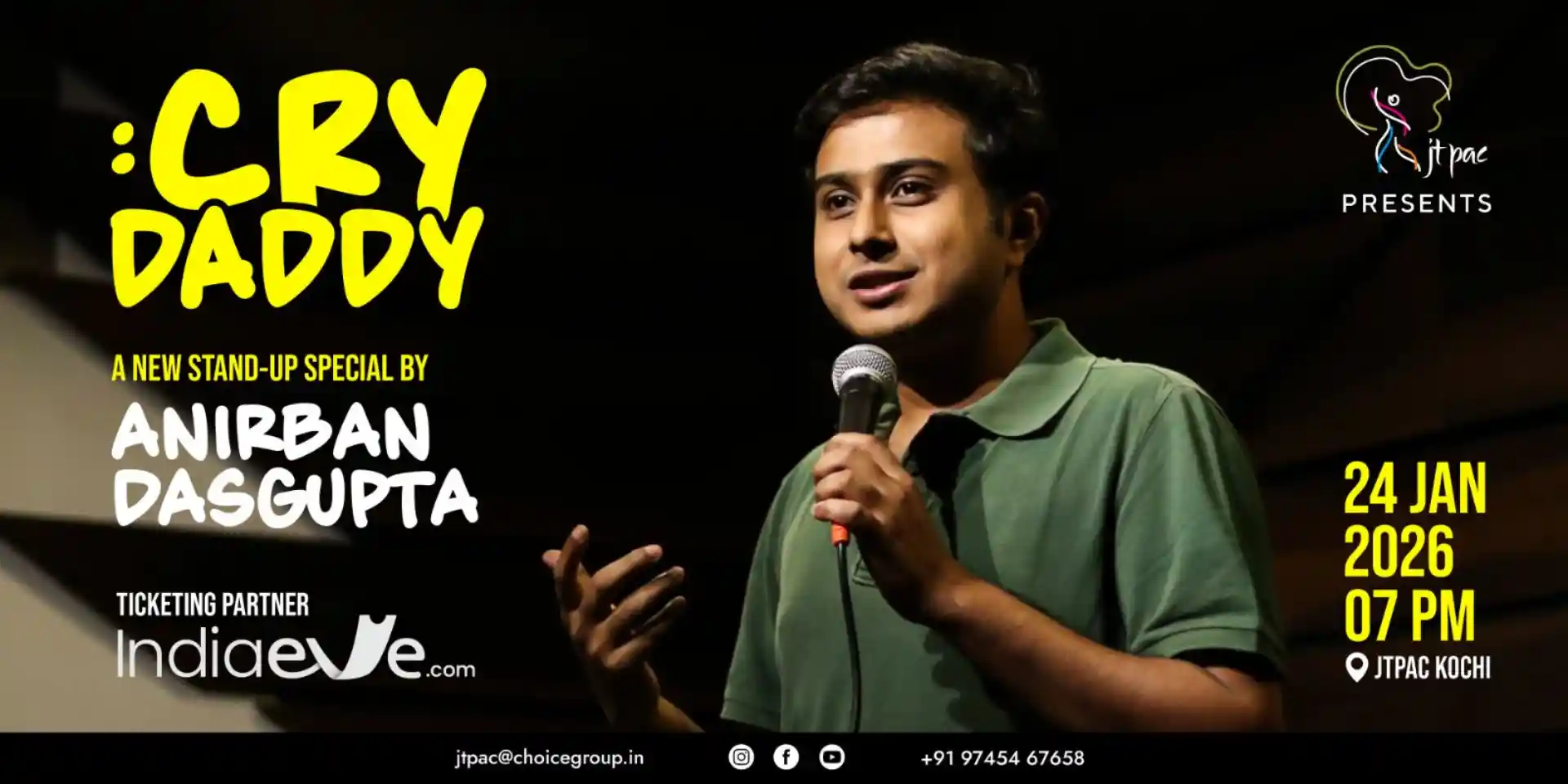 CRY DADDY - A Stand Up Comedy Show By Anirban Dasgupta
